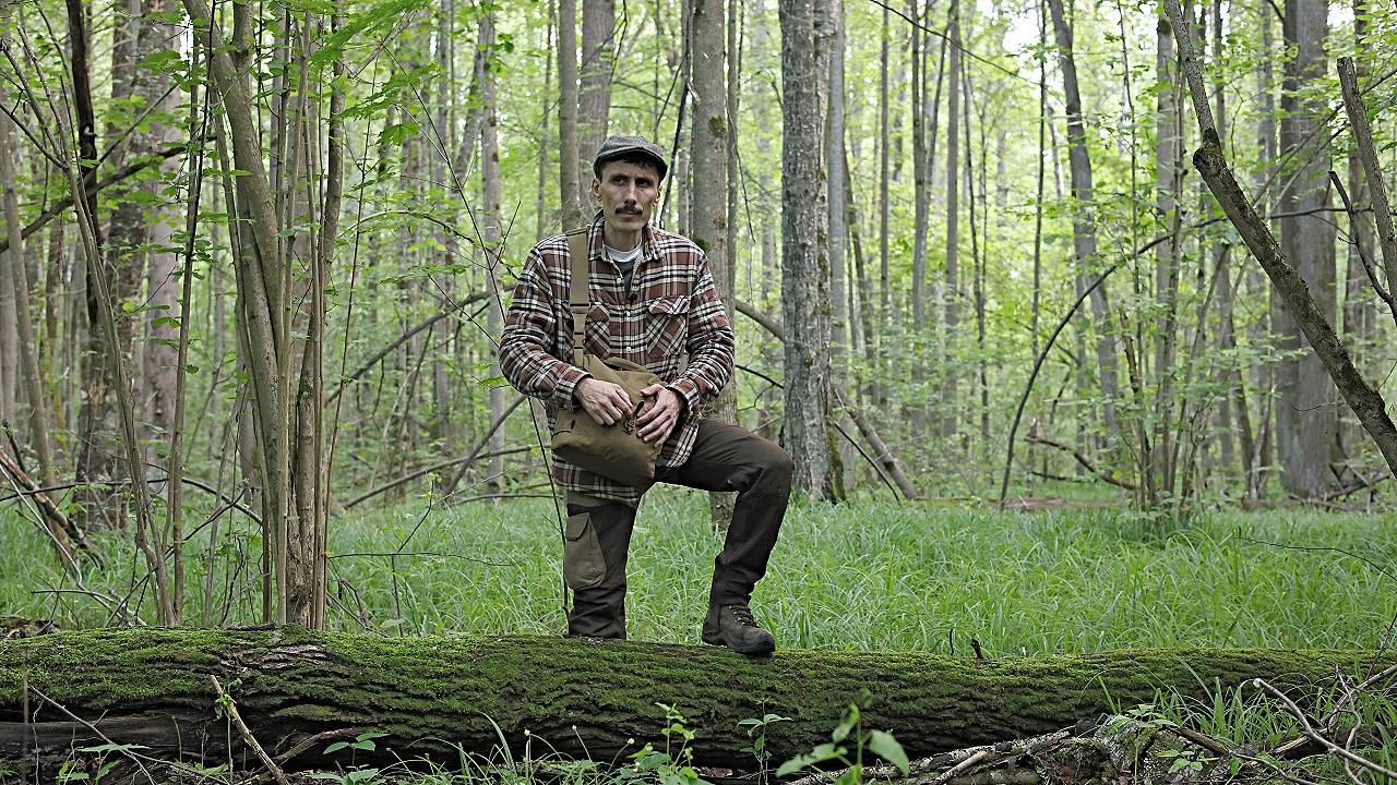 В лесу с минимальным снаряжением!
