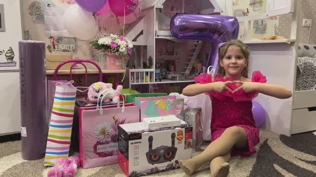 День Рождение Ульяны 7 лет. Исполняем мечты