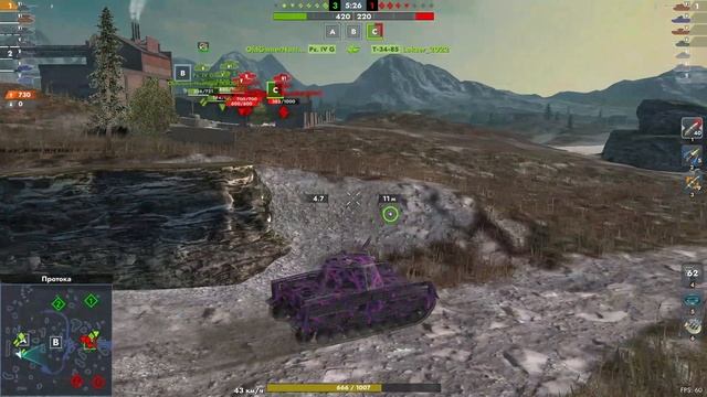 Panzer iV S.  делаем киллы. Tanks Blitz