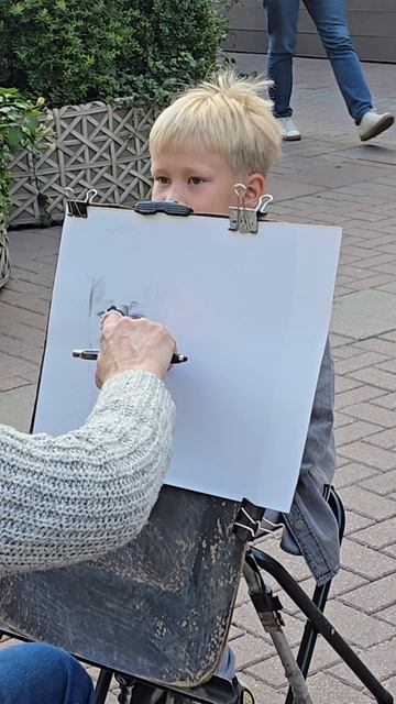 Арбат, уличные художники