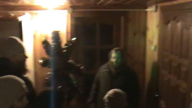 Колядуем у Марии Фёдоровны Глумовой 7.01.2016.