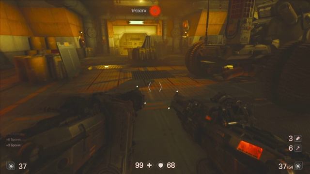 Wolfenstein II The New Colossus#7#город#завод#нацисты#венера#гитлер