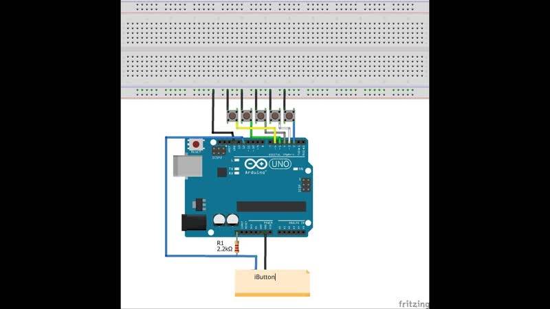 Работа с iButton на Arduino. Дубликатор ключей iButton