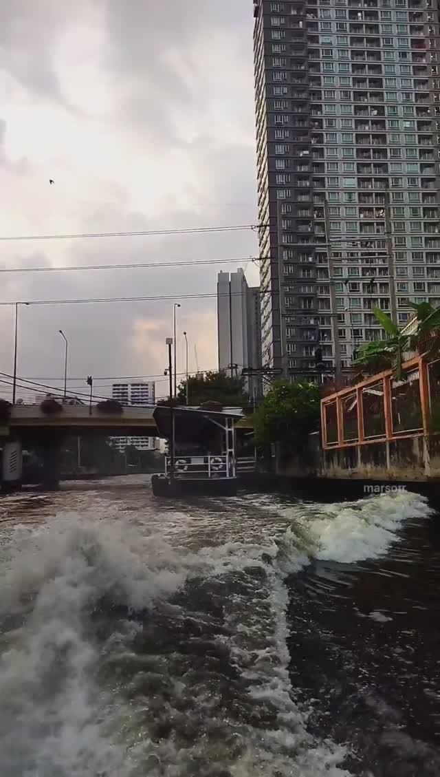бангкок. каналы клонги คลอง ч.8 вечереет กรุงเทพฯ bangkok channels