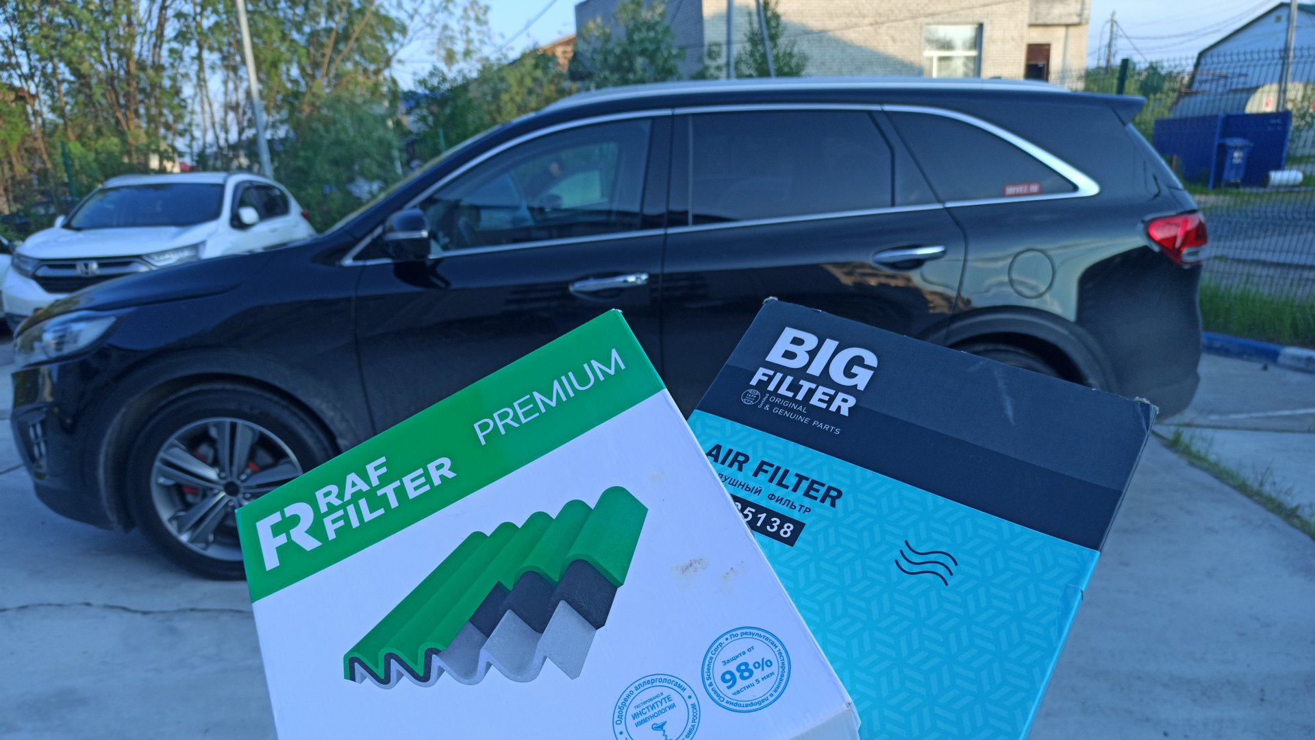 Замена воздушных фильтров #KIASORENTOPRIME