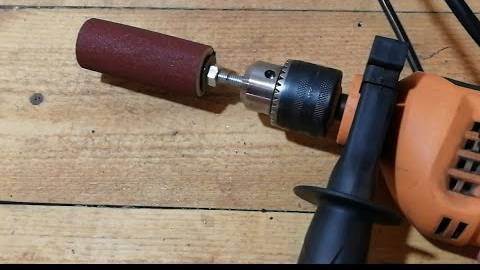 Лайфхак из обрезков / остатков ПВХ трубы – самодельная, круглая, шлифовальная насадка к дрели