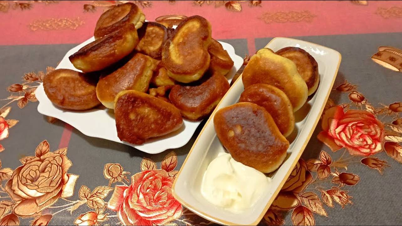 ПЫШНЫЕ ОЛАДЬИ НА КЕФИРЕ. НЕ ОПАДАЮТ!  Всегда получаются!!!