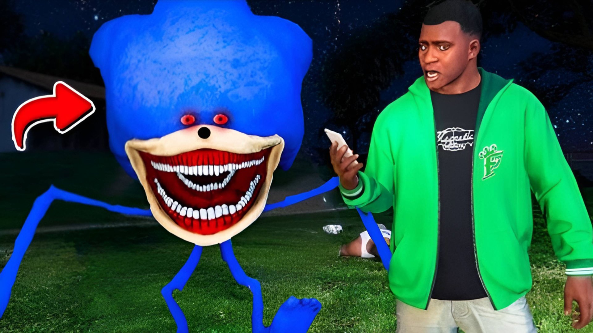 СОНИК ТЕЙПС НАПАЛ НА МЕНЯ SONIC TAPES ВСЕ СЕРИИ В ГТА 5! ОБЗОР МОДА в GTA 5 ONLINE