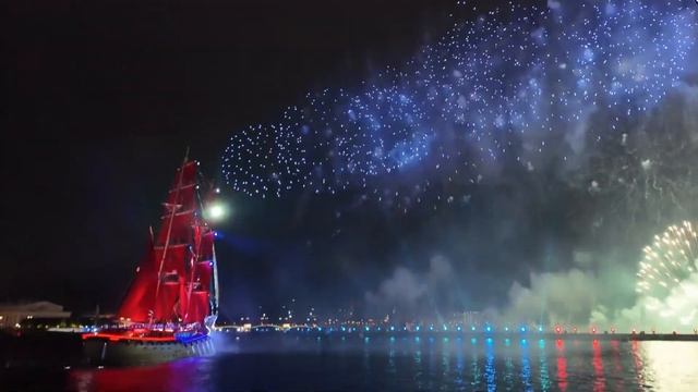 🎆 Алые паруса 2025
✨ Выпускной на Неве | Парусник,  фейерверк