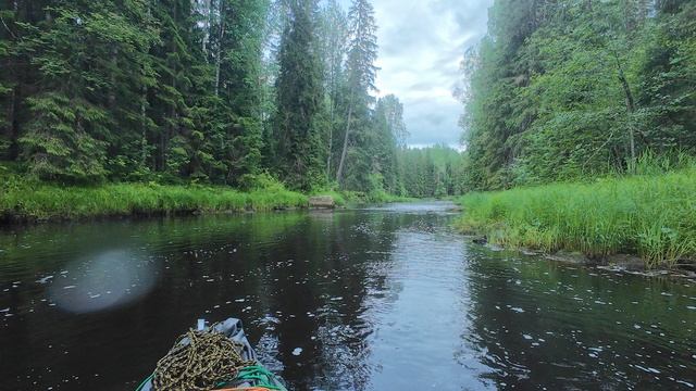 Сплав - река Андома ( короткая быстринка   )