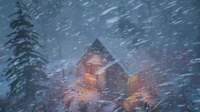 5 ЧАСОВ ЗВУКОВ ВЕТРА для СНА - Завывание снежной бури, вьюги