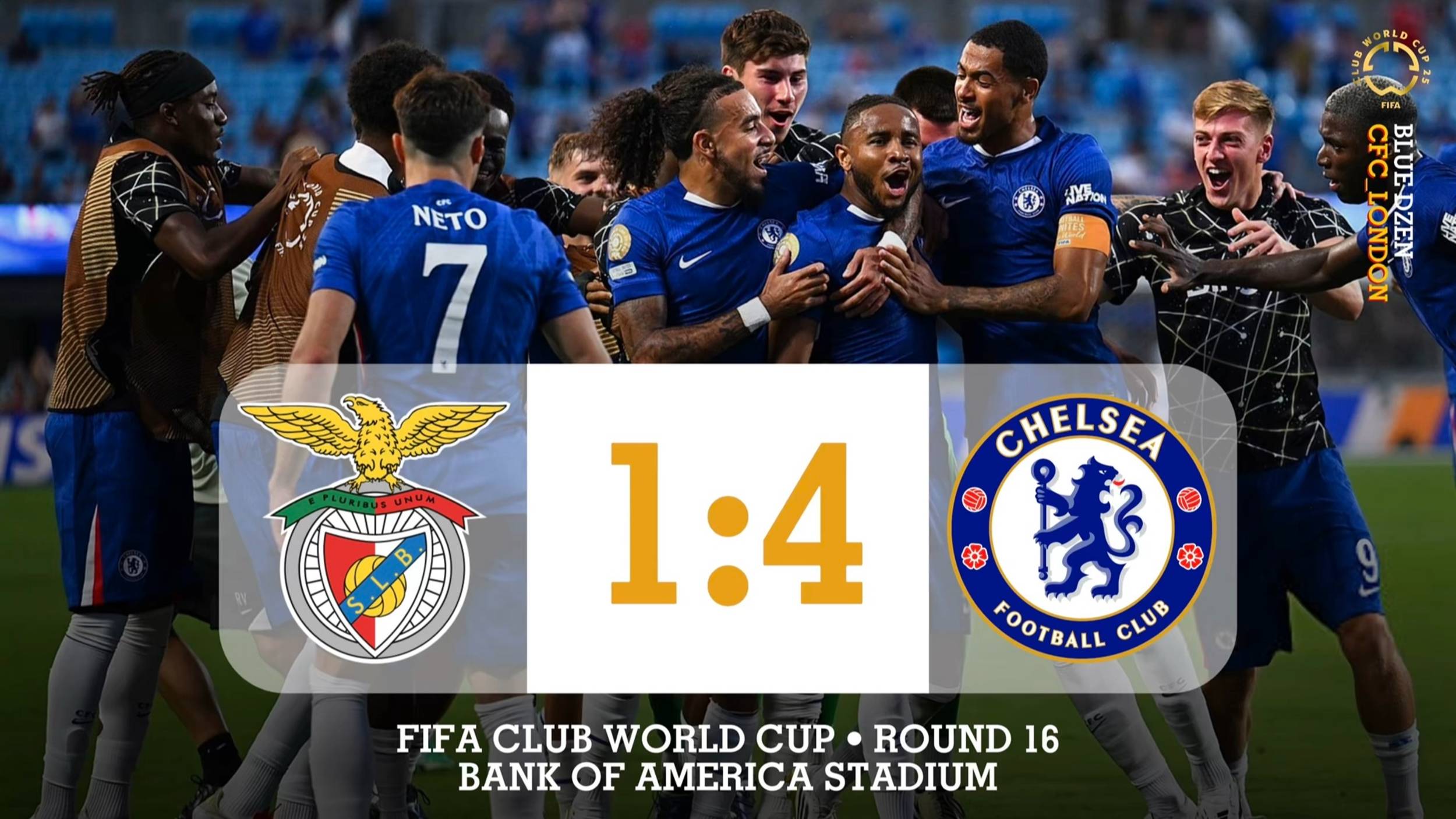 Клубный ЧМ-2025. Бенфика — Челси. Обзор матча | Синий Дзен