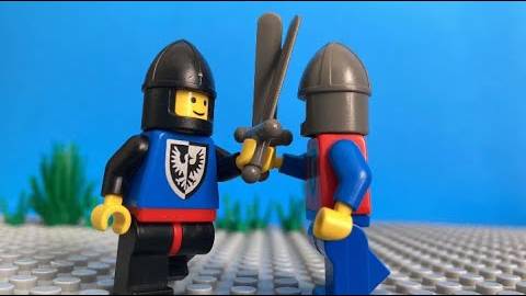 Бой на мечах - Анимация Лего