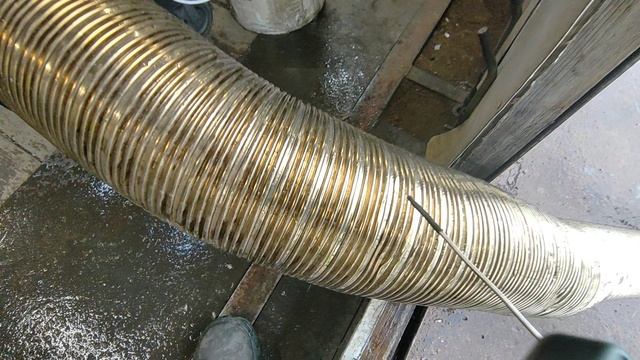 Меркурий 15. обновил старый калорифер на отработке.