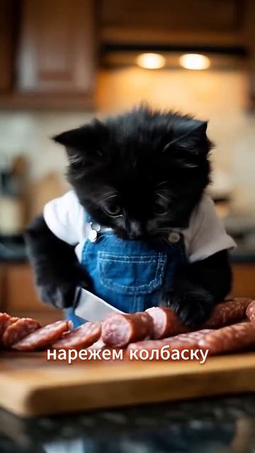 Челлендж готовки! Кто выиграет_🍕😻 #симбочка #симба #ии