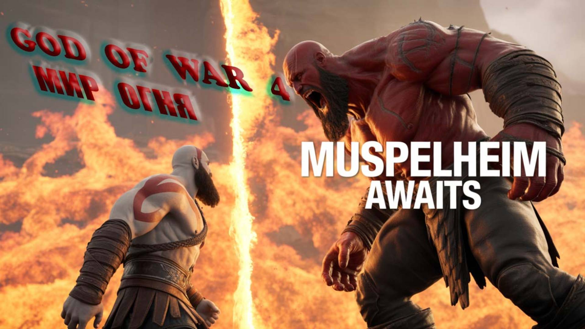 God of War 4 . Мир Огня . Муспельхейм .