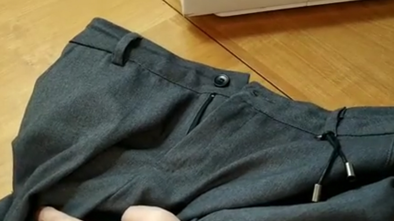 Как поменять молнию в брюках.