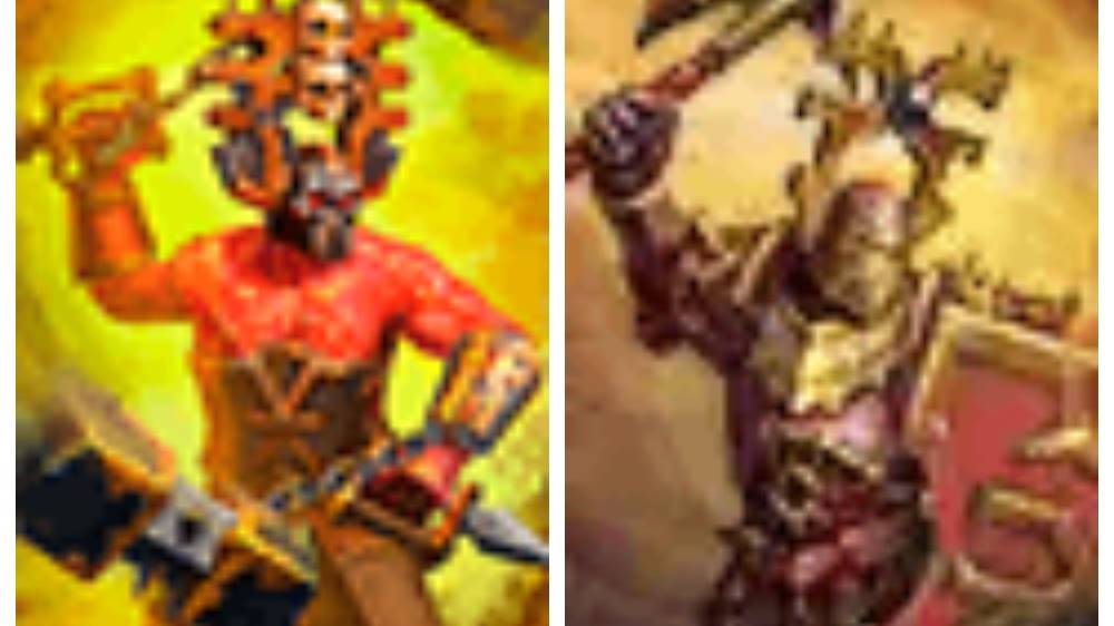 Сравнение отрядов Тотал вар вархаммер 3 : избранные кхорна VS разжигатели гнева