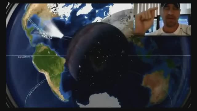 Движение Солнца и небесной сферы внутри Земли