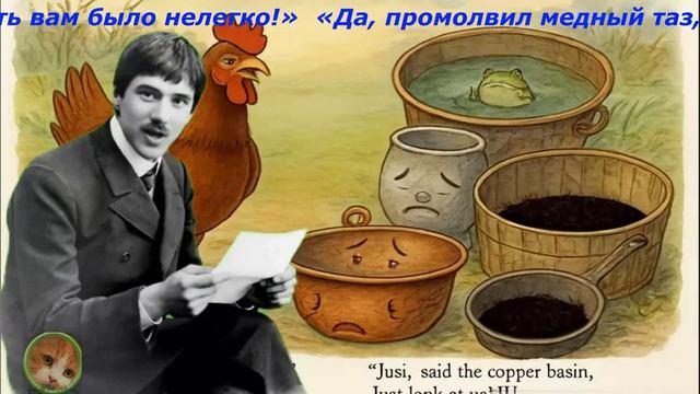 "Федорино Горе" читает К.Чуковский (на английском языке)