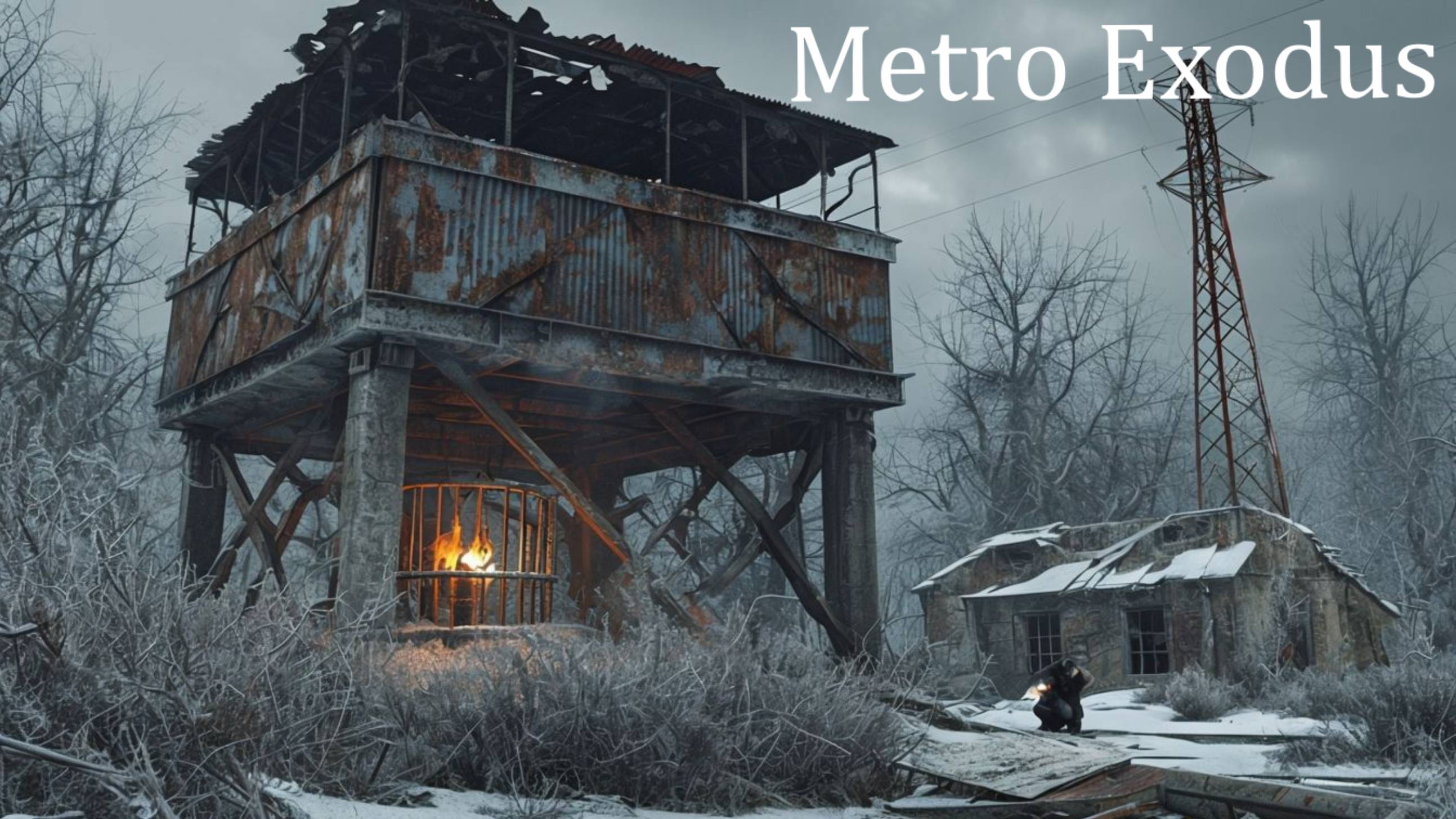 Metro Exodus №11 Режим "Игросериал"4k 60к/с - Бандитская вышка с гитарой. #metro #metroexodus
