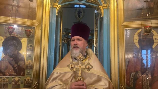 29 июня 2025 года. Воскресная проповедь настоятеля храма.