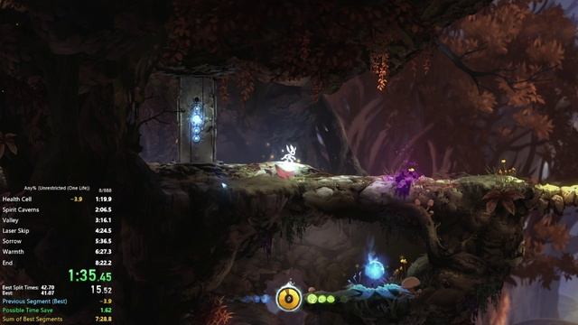 Ori and the Blind Forest DE - Any% in 8m 09s by Dedew - 1nd place. (LostDedew - twitch)