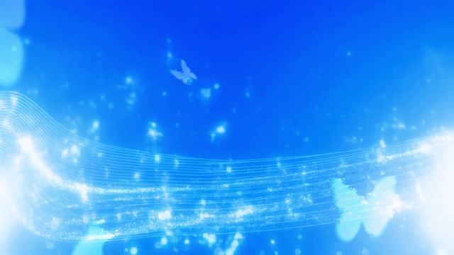 Бабочки, небо / Футаж