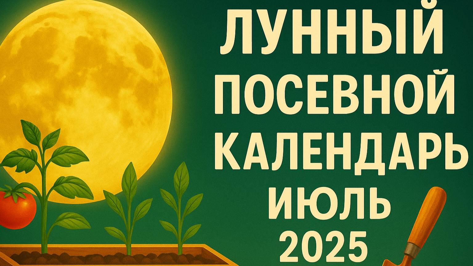 🌕 Благоприятные дни для огорода в июле 2025 — точный лунный календарь! 🍅🌱