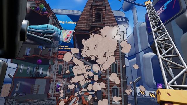 VR - Разрушаем здание - Blast the past