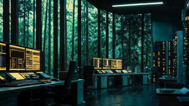 Secret Data Center 7 [ALONE] Dark Ambient Focus Music 4K