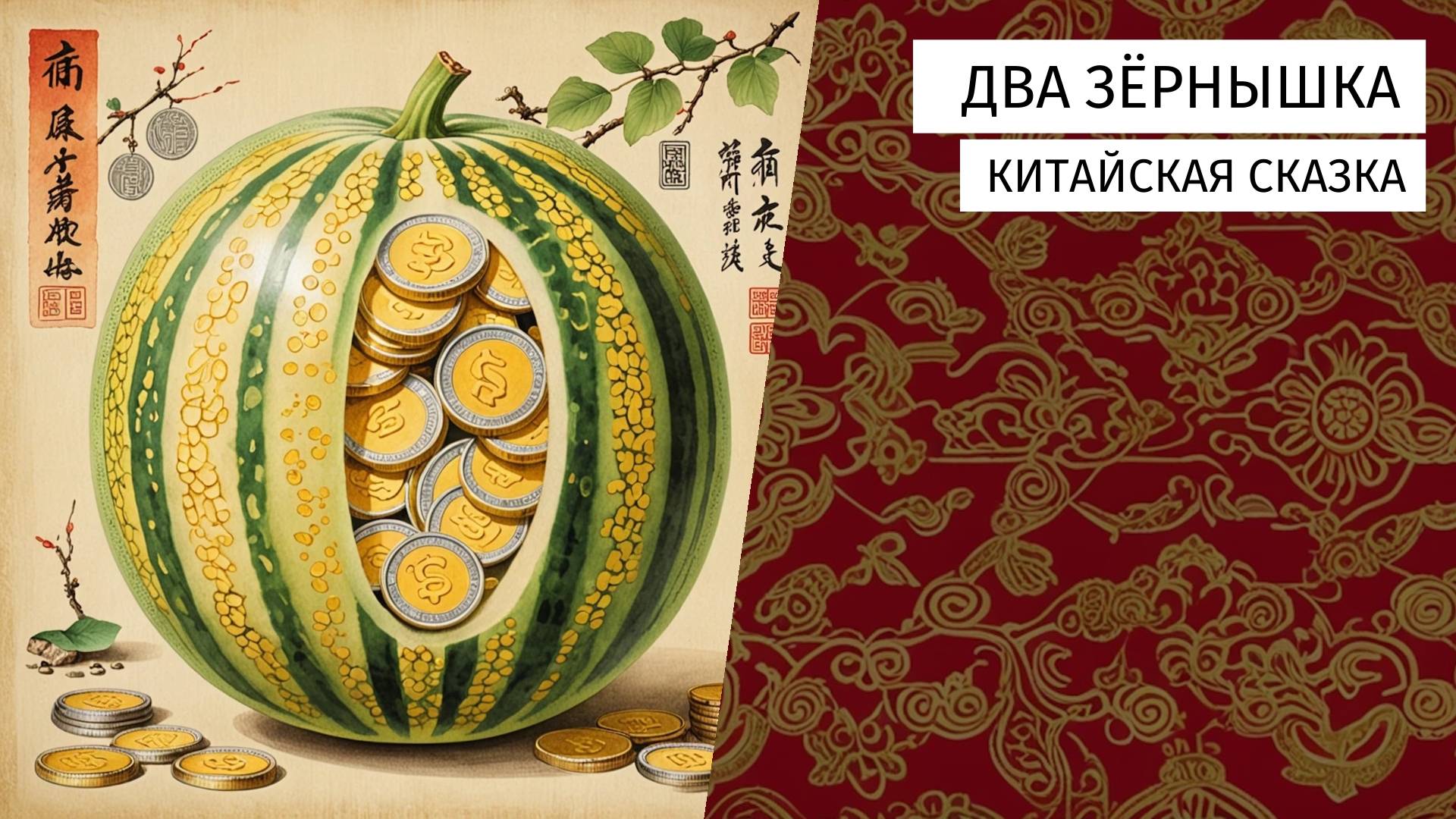 Два зёрнышка. Китайская сказка.