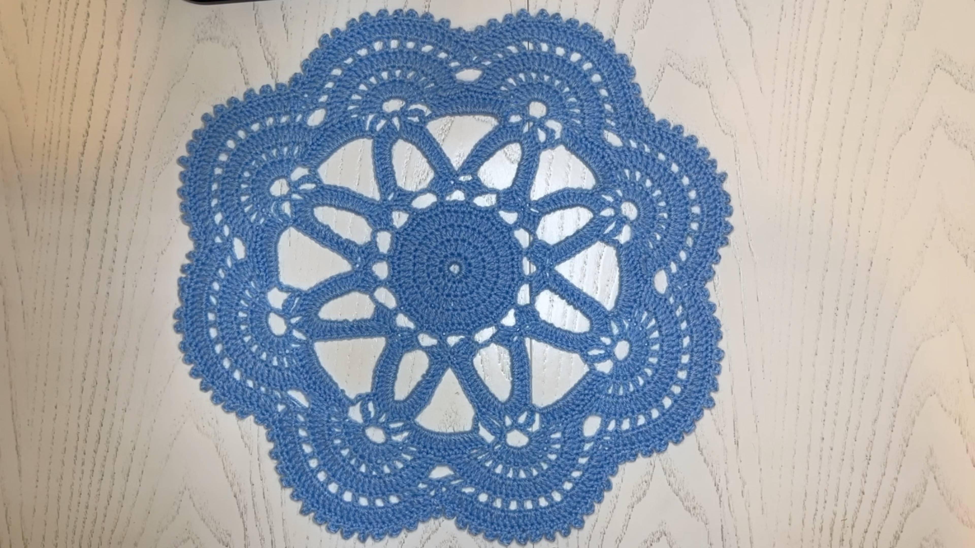 Салфетка "Нежность" Крючком — Подробный Мастер-Класс Для Начинающих | Ажурная Круглая Салфетка