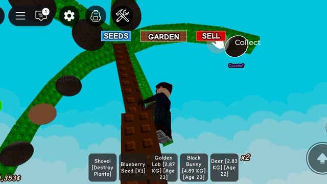 мой сад в grow a garden (Roblox)