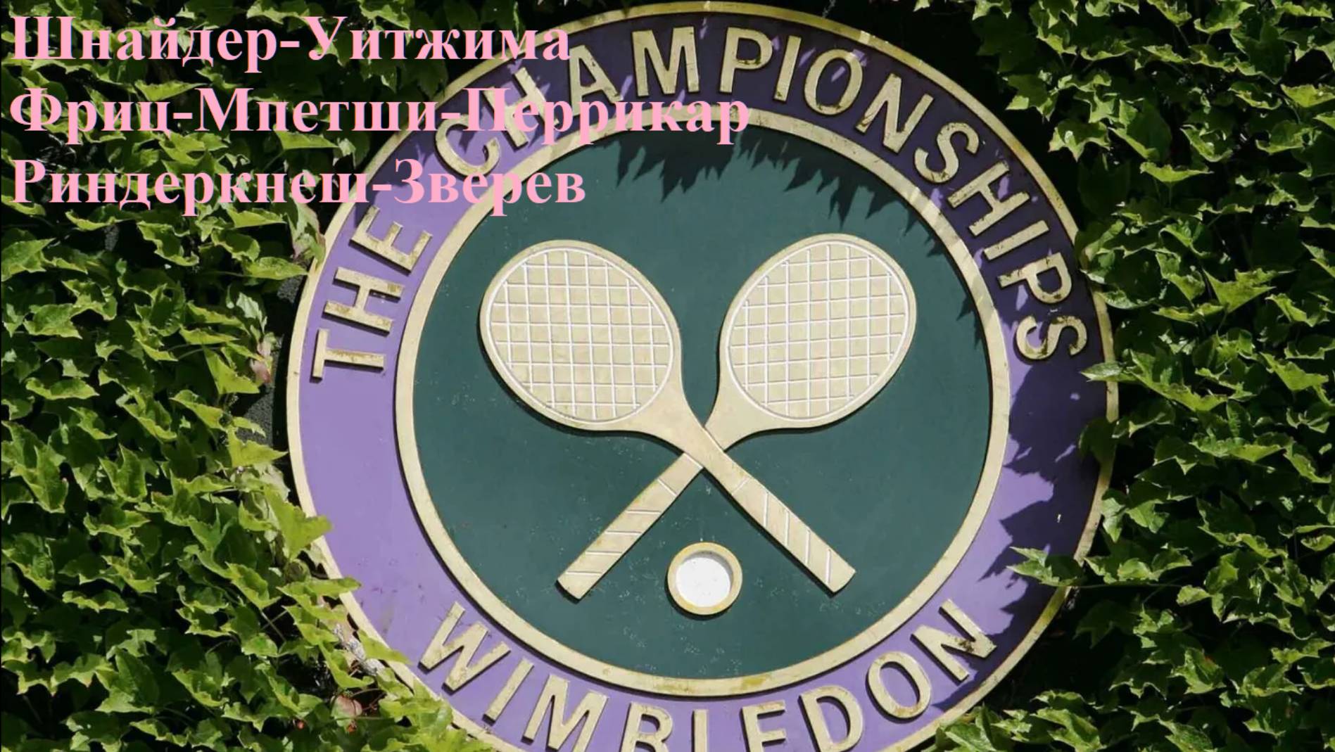 Уимблдон Шнайдер-Уитжима, Фриц-Мпетши-Перрикар, Риндеркнеш-Зверев прогнозы на теннис 30 июня 2025