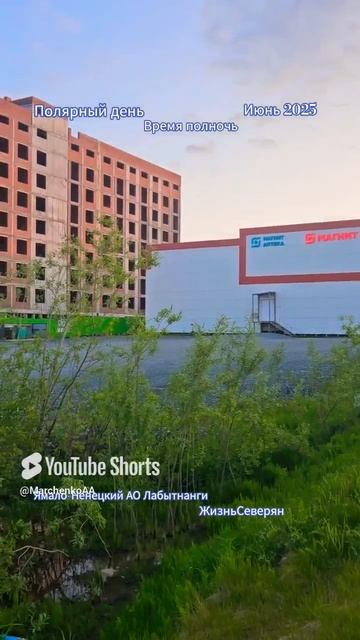 Это не день, это ночь. ЖизньСеверян. Полярный день. Ямало-Ненецкий АО Лабытнанги. Лето 2025