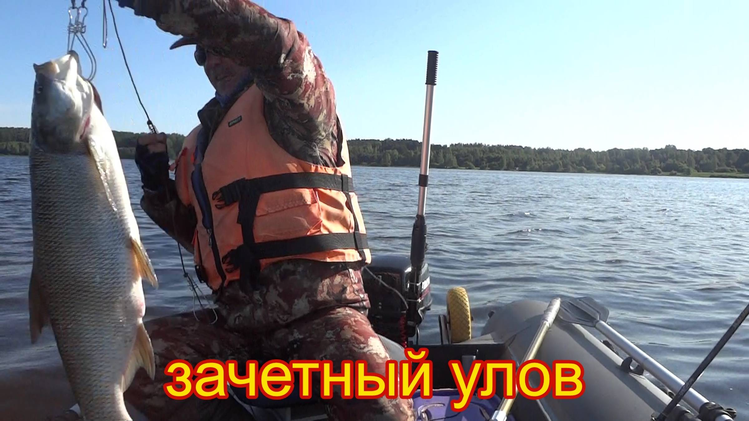 Верхняя Волга - рыбалка на большом водоеме.  Щука и жерех зачетный улов.