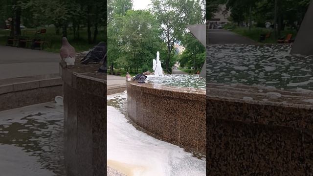 Парк Победы г. Курган, фонтан