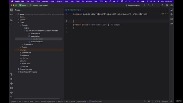19 - RestController Creating and configure the RestController class