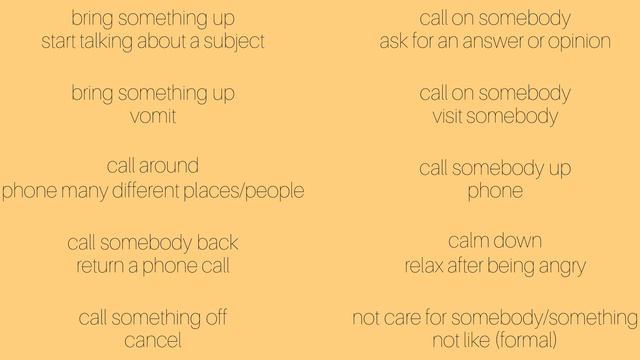 Фразовые Глаголы 3 Phrasal Verbs 3