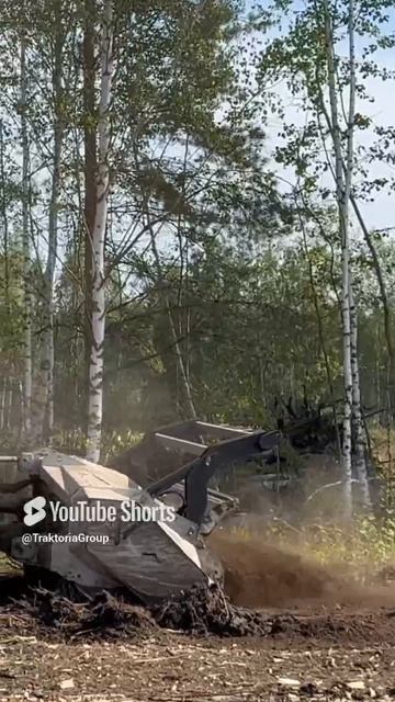 Уборка порубочных остатков мульчером Niubo. Исправление ошибок расчистки 89261385927 #мульчер #valtr