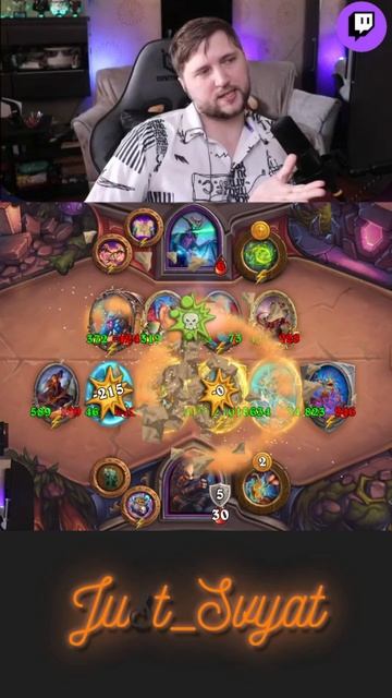 Простой файт =) #hsbg  #патч #just_svyat #heartstone #хартстоун