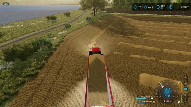 FS 22    Сельхоз  войска #27  Соломенный  прицеп .           карта  Краснополье .