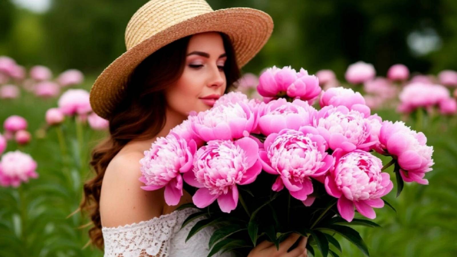 Люблю июнь, когда цветут ПИОНЫ… Музыка - Арсений Якшиянц