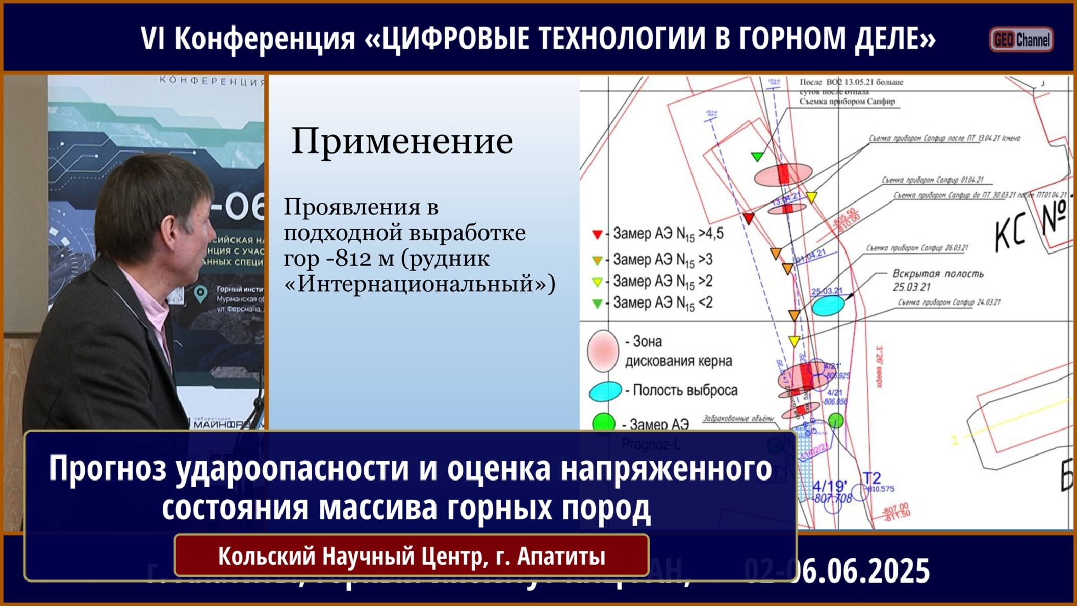 Прогноз удароопасности, оценка напряженного состояния массива горных пород на рудных месторождениях