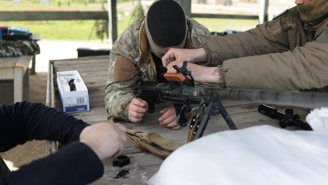 Установка прицела АСВК