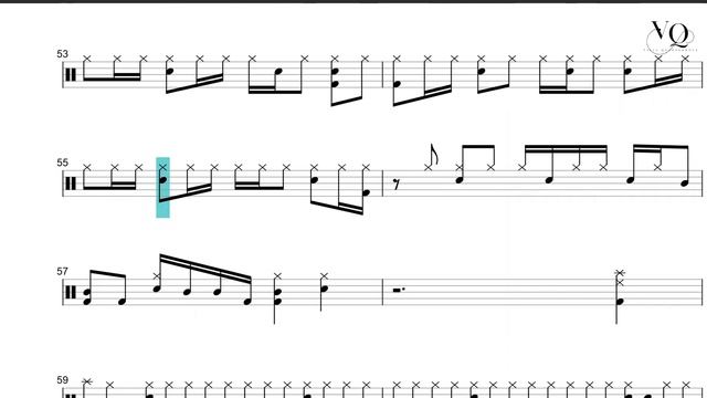 Sky & Sea 🥁 Smooth Jazz Drum Cover & Transcription by Villy Quarternote — Yohan Kim Arrangement