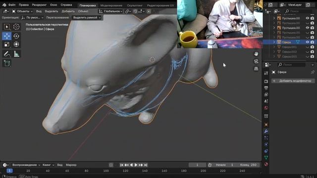 2 день делаю коржа