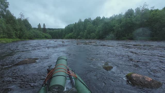 Сплав - река Андома ( пешка - не спешка ) (  расстояние сплава  - 79 км )