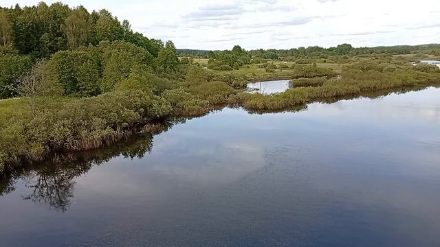 Река Сороть. Вид с Дериглазовского моста.